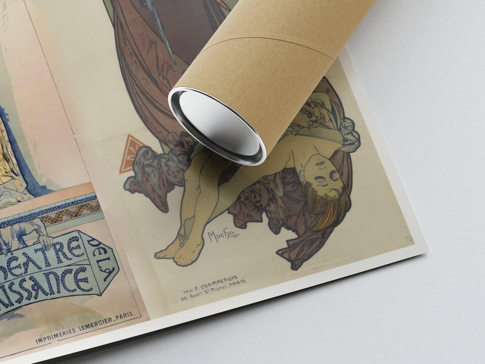 Affiche Alphonse Mucha "Gismonda - Medée" - Art Nouveau - Haute Défini