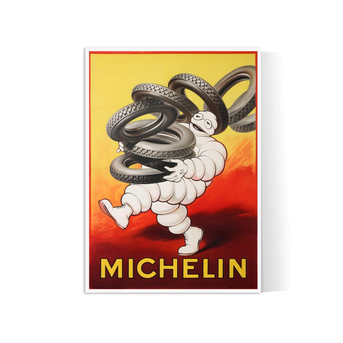 Affiche publicitaire vintage " Michelin" - O'Galop - Haute Définition